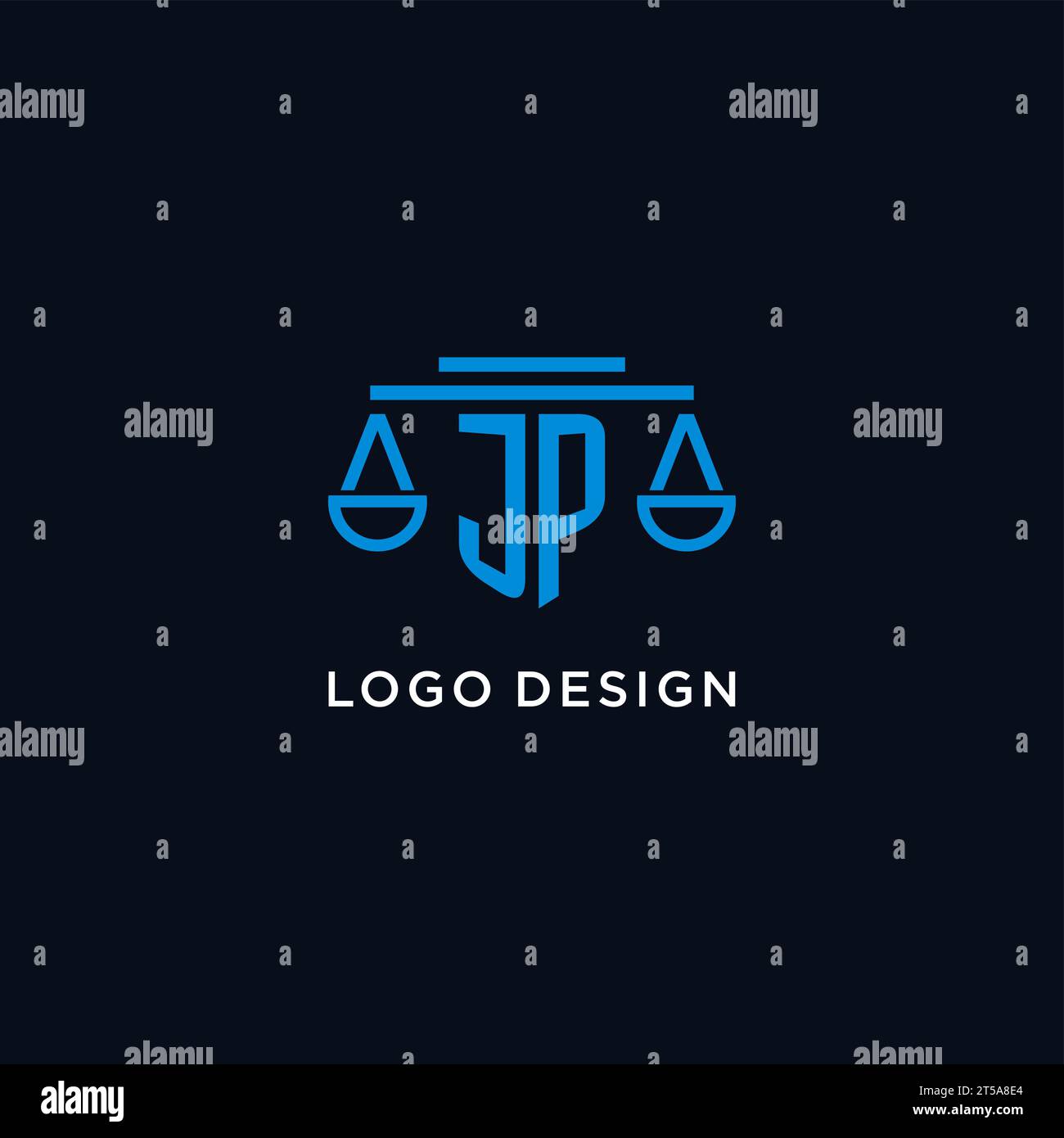 Jp monogram hi-res stock photography and images - Alamy