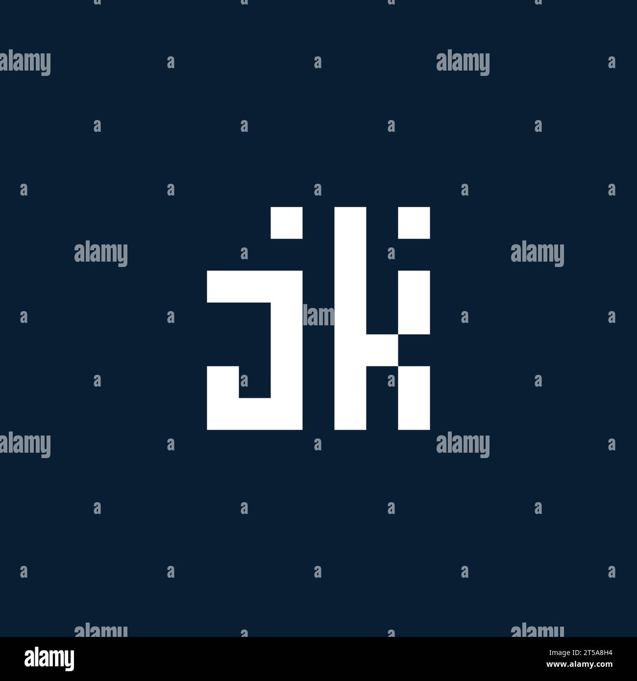 JK initial monogram logo with geometric style design ideas Stock Vector ...