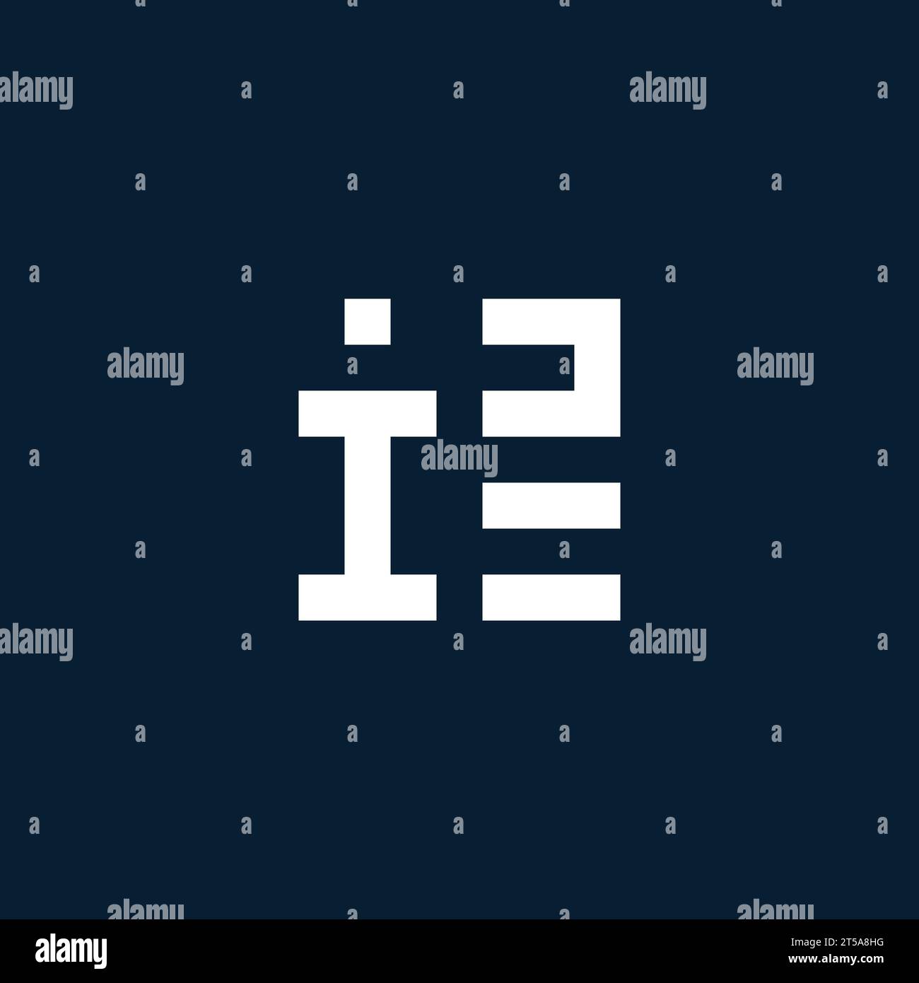 IZ initial monogram logo with geometric style design ideas Stock Vector ...