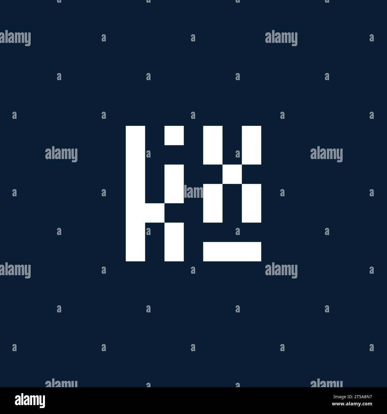 KX initial monogram logo with geometric style design ideas Stock Vector ...