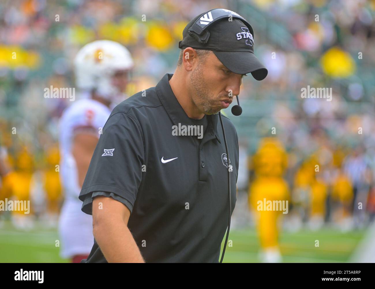 Waco, Texas, USA. 28th Oct, 2023. Iowa State Cyclones head coach MATT ...