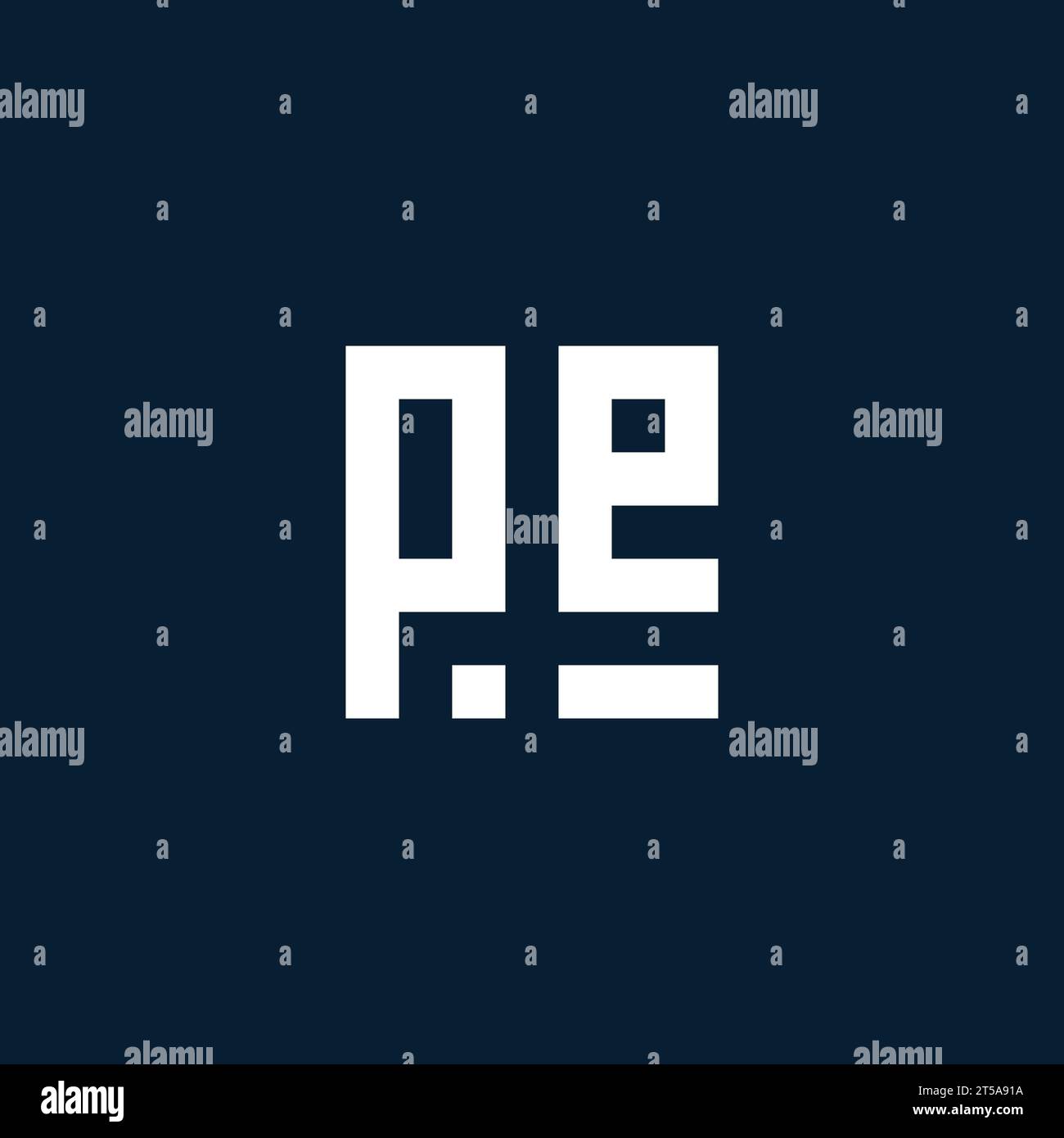 PE initial monogram logo with geometric style design ideas Stock Vector Image & Art - Alamy
