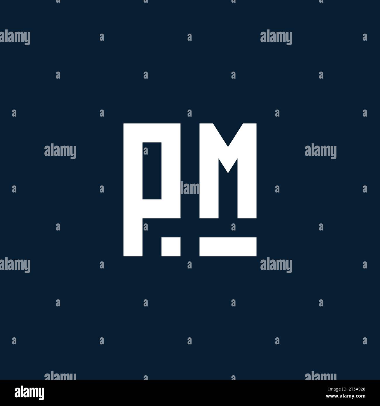 PM initial monogram logo with geometric style design ideas Stock Vector ...