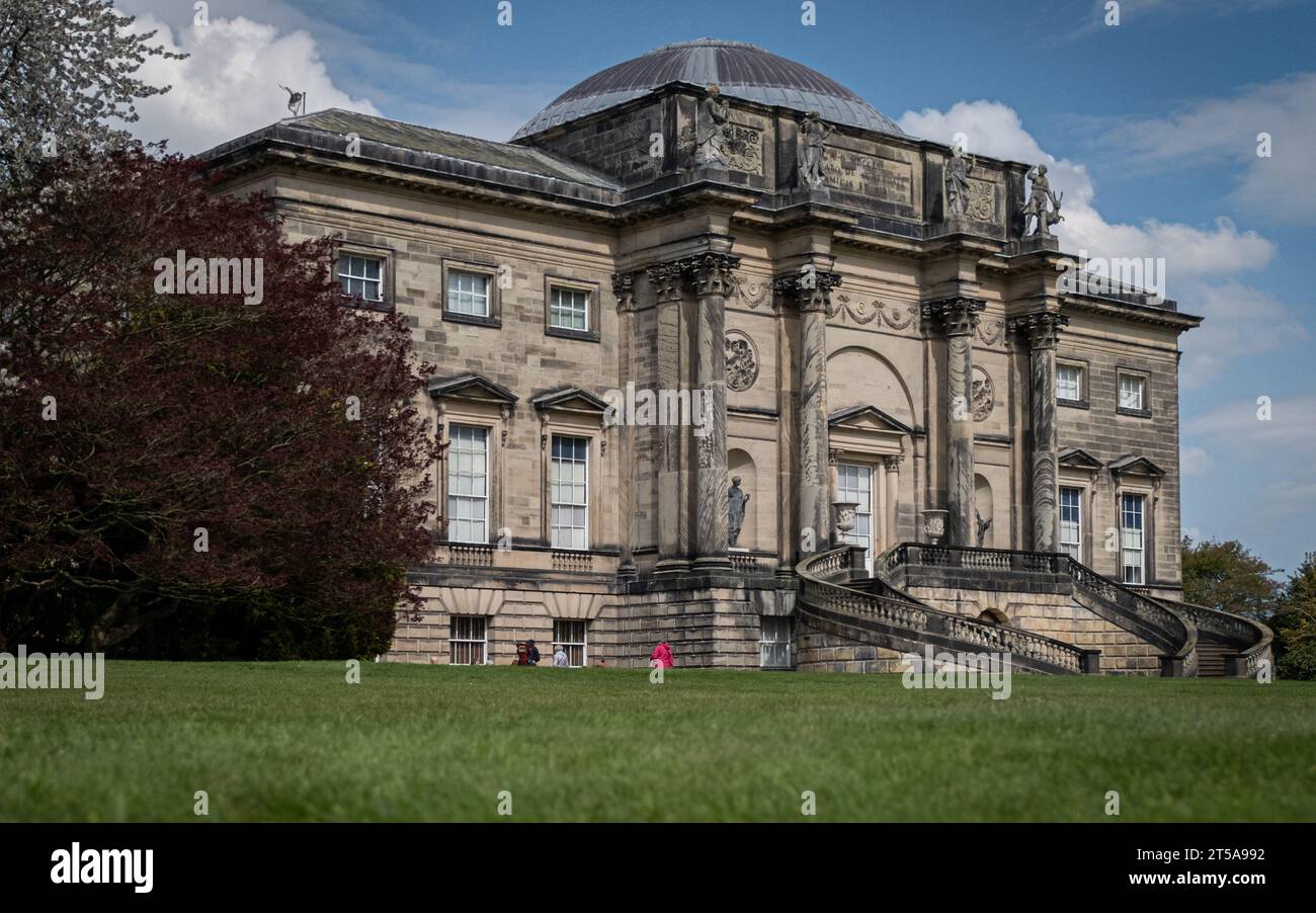 Robert Adam's neoclassical facade of the National Trust's Georgian ...