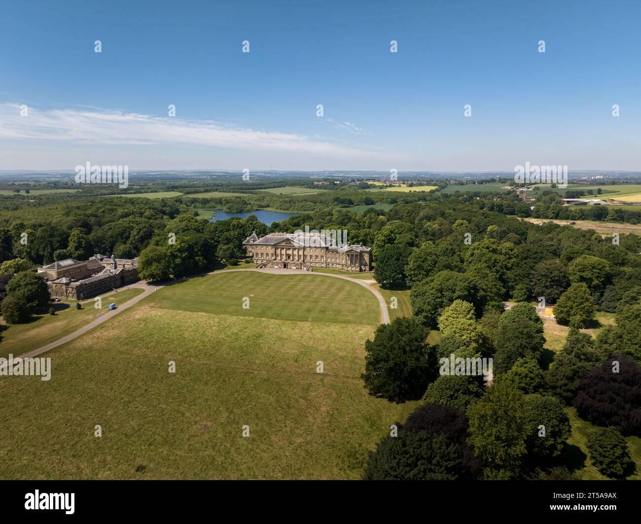 Nostell Priory House in Wakefield, West Yorkshire. Georgian Palladian ...