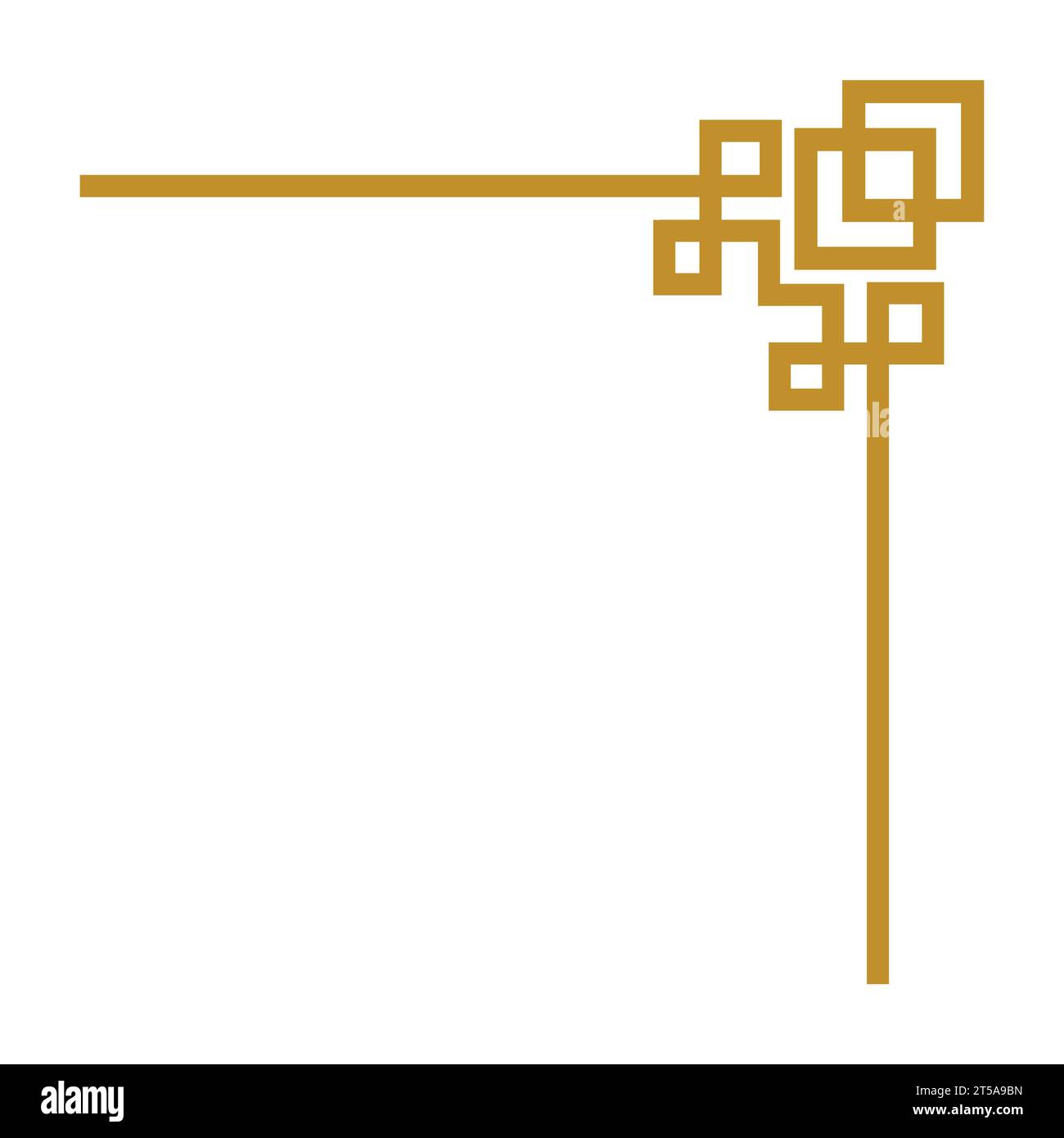 chinese border frame template Stock Vector Image & Art - Alamy