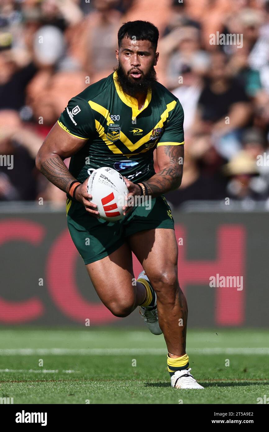 Hamilton, New Zealand. 04th Nov, 2023. Payne Haas of Australia during ...