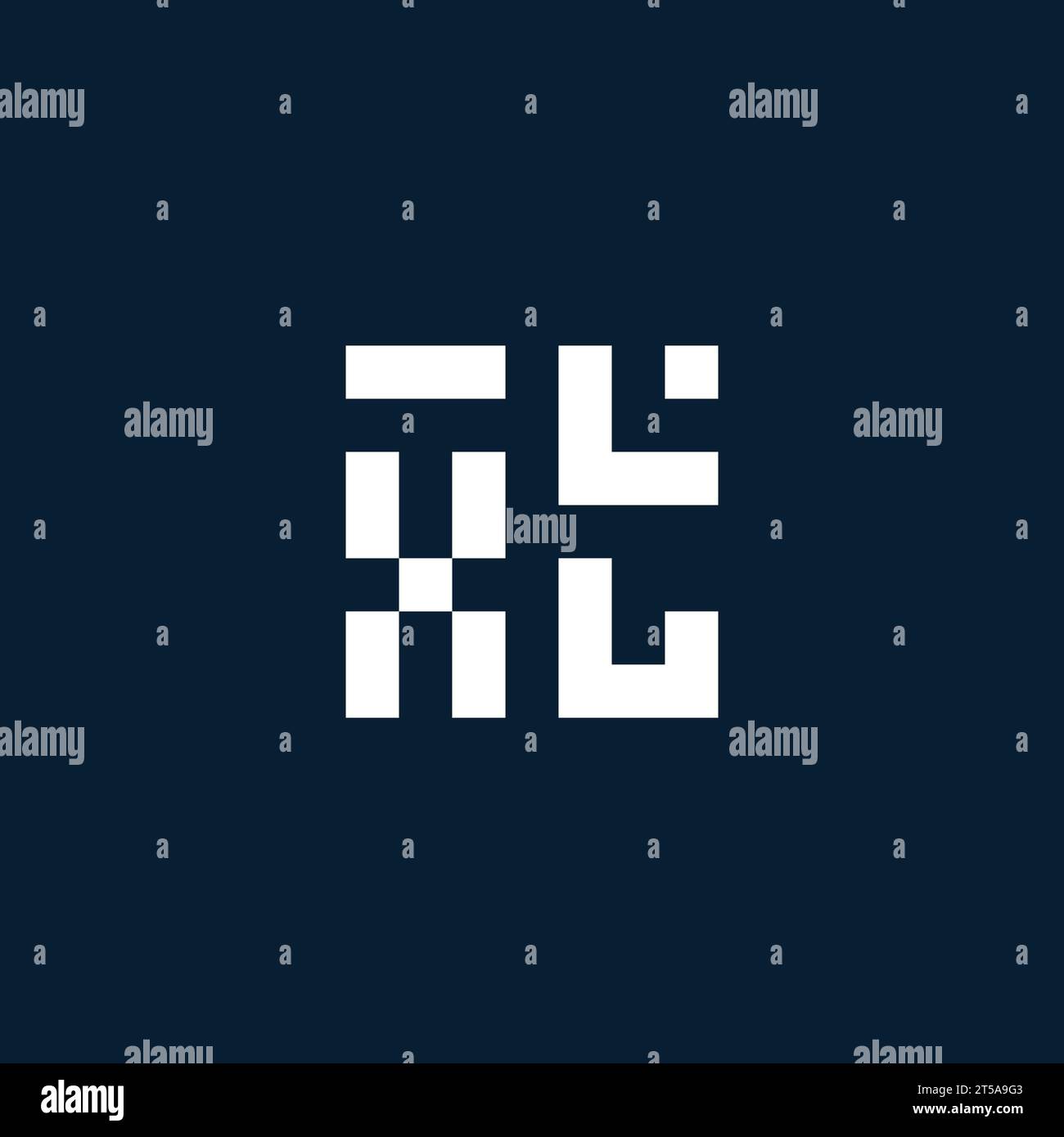 XT initial monogram logo with geometric style design ideas Stock Vector ...