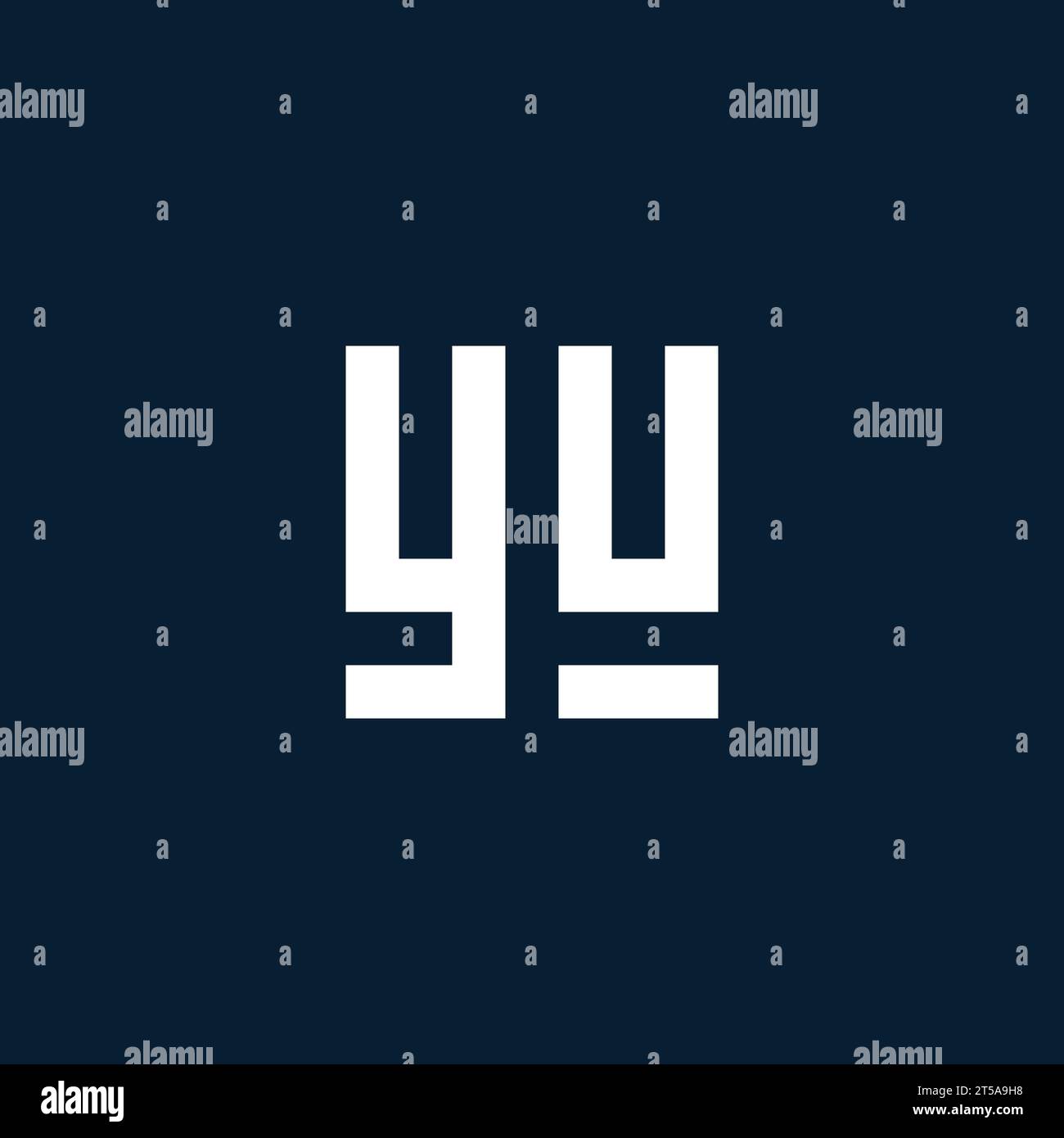 YU initial monogram logo with geometric style design ideas Stock Vector ...