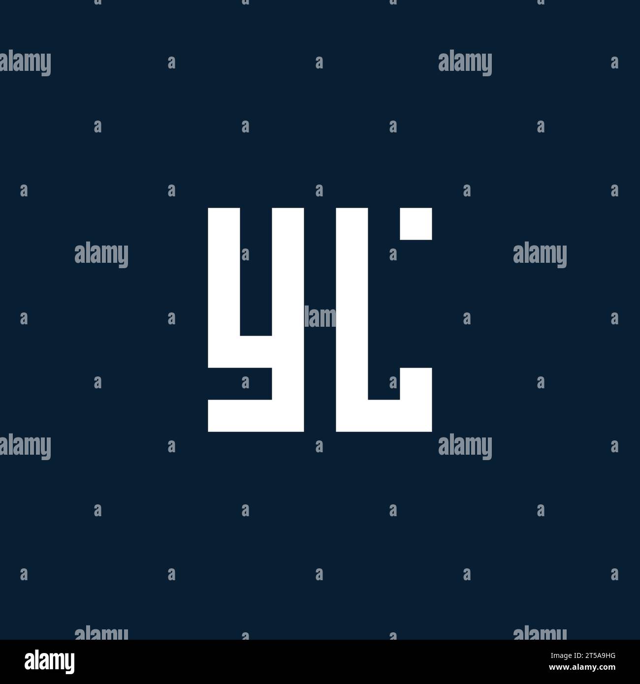 YL initial monogram logo with geometric style design ideas Stock Vector ...