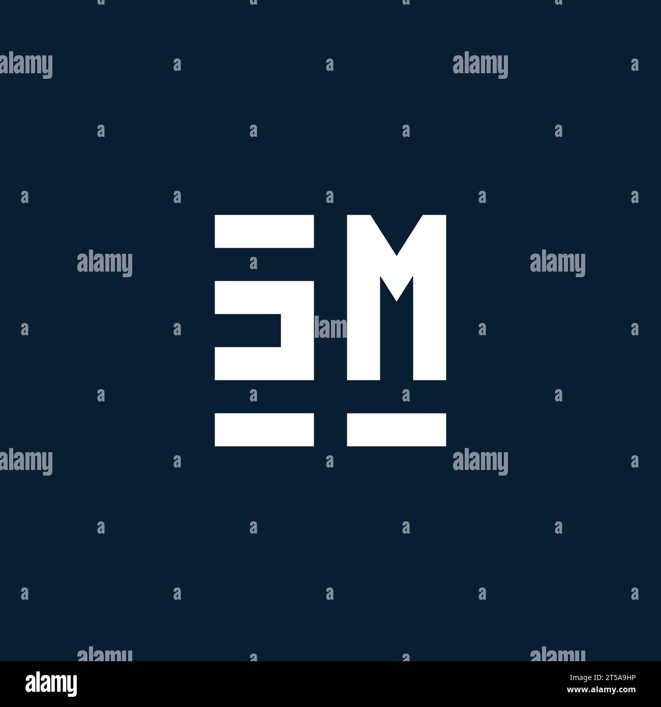 ZM initial monogram logo with geometric style design ideas Stock Vector ...