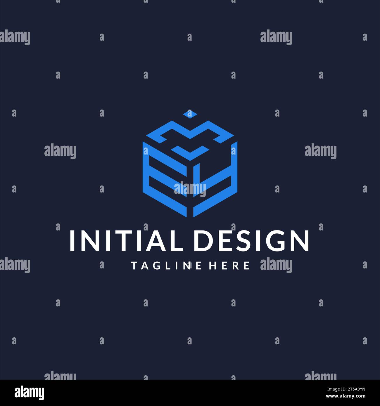 EY logo hexagon designs, best monogram initial logo with hexagonal ...