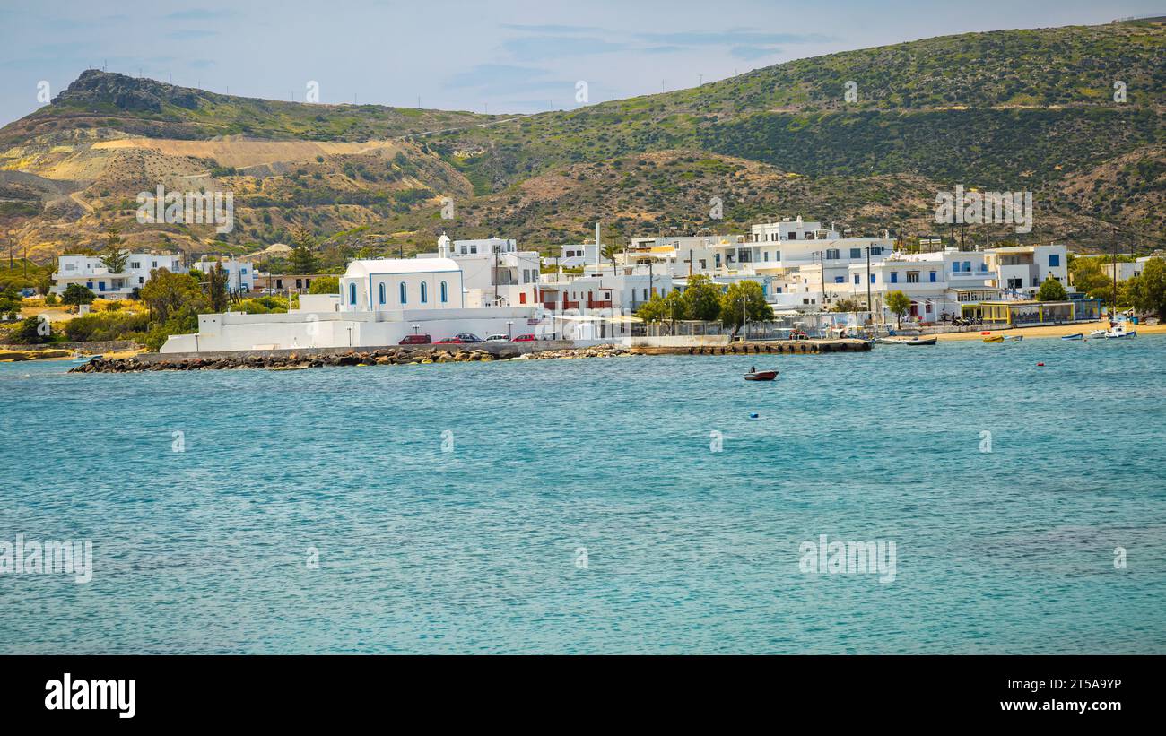 Pollonia village milos island hi-res stock photography and images - Alamy
