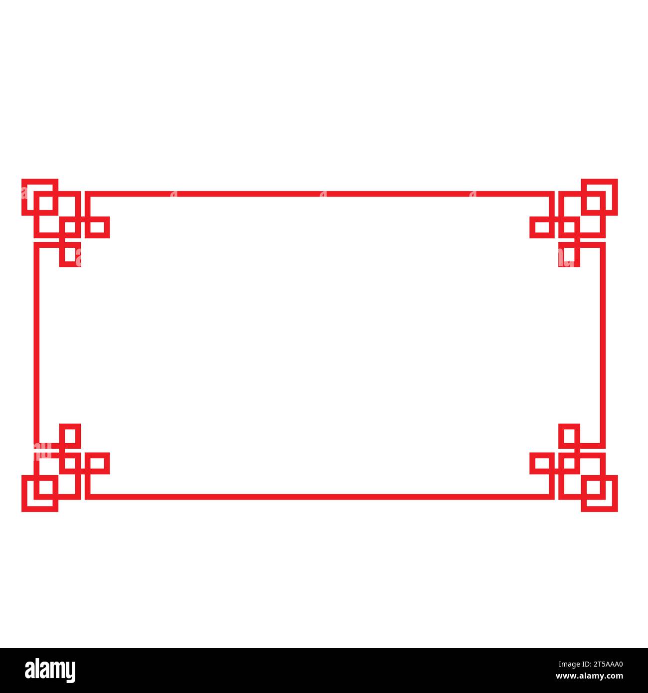 chinese border frame template Stock Vector Image & Art - Alamy