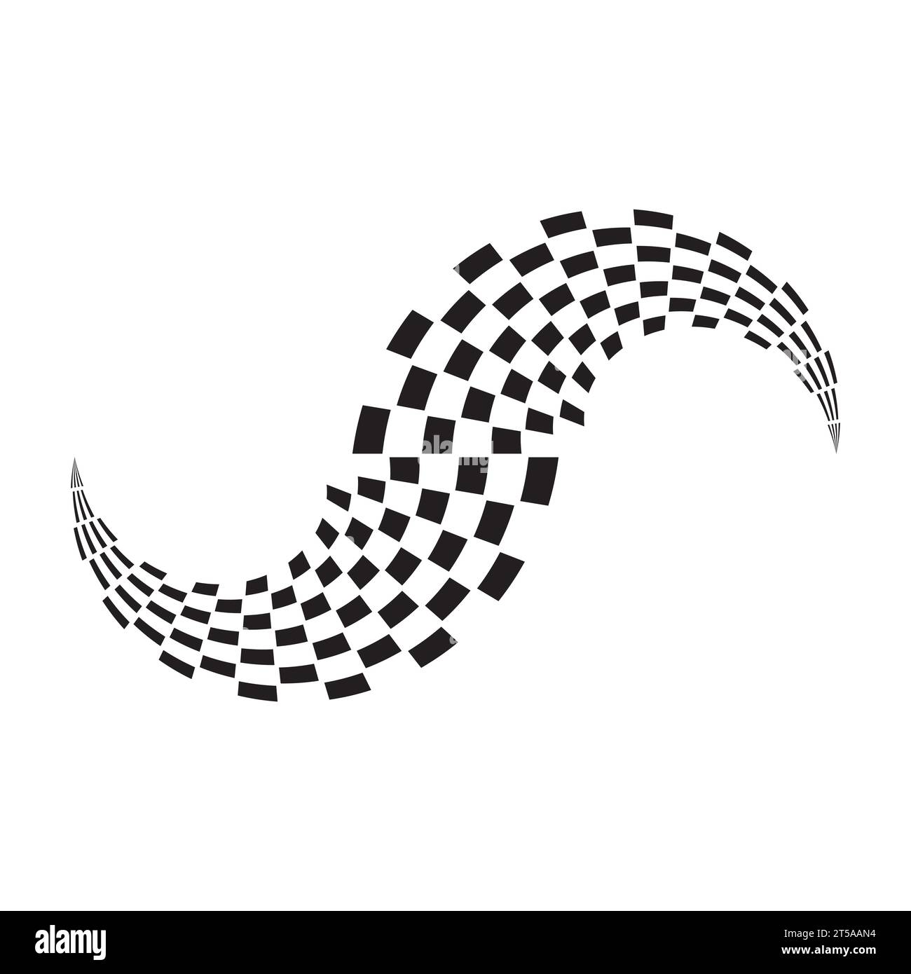 Race flag icon, simple design illustration vector Stock Vector Image ...