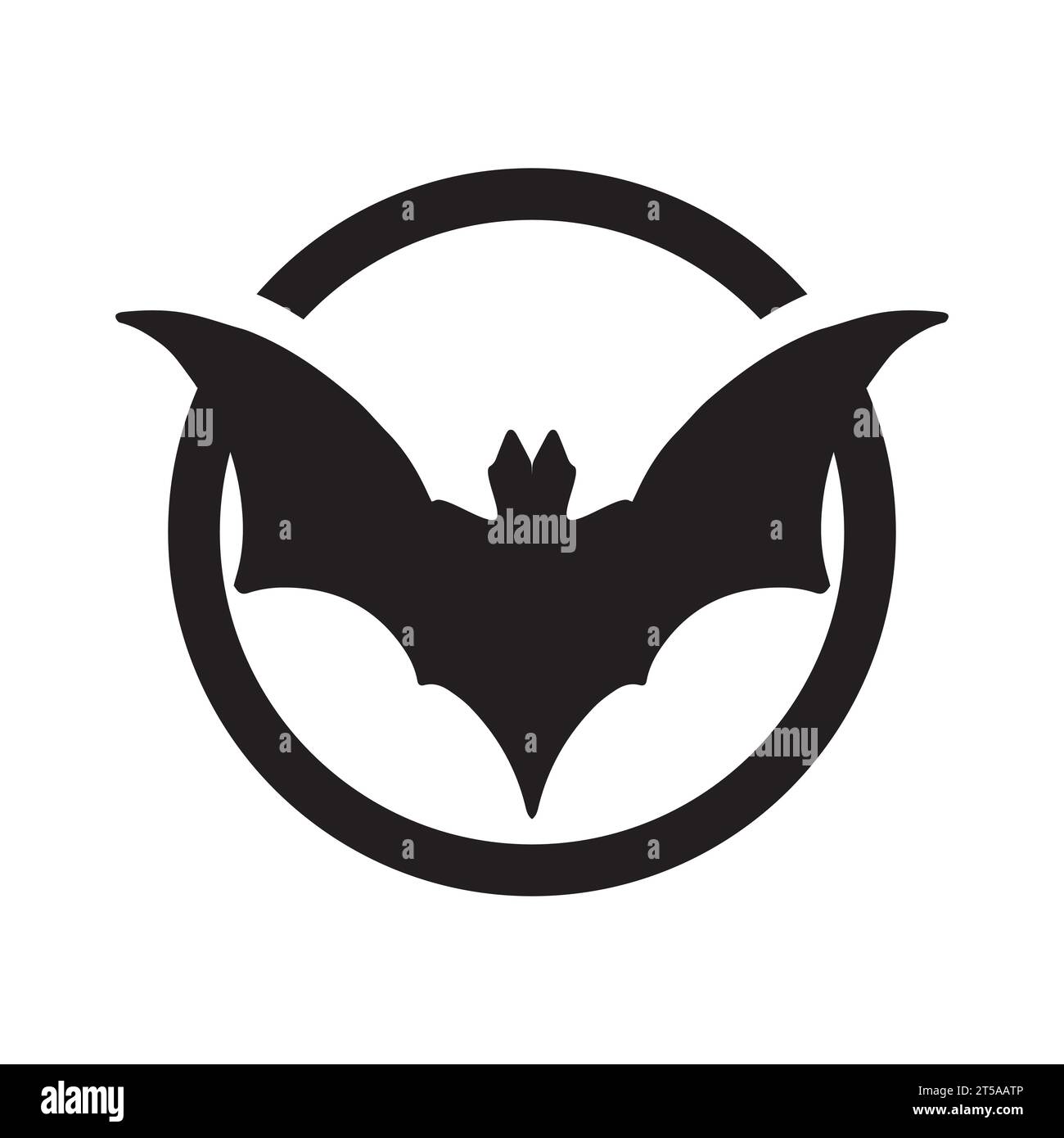 Bat wing logo vector element Stock Vector Image & Art - Alamy