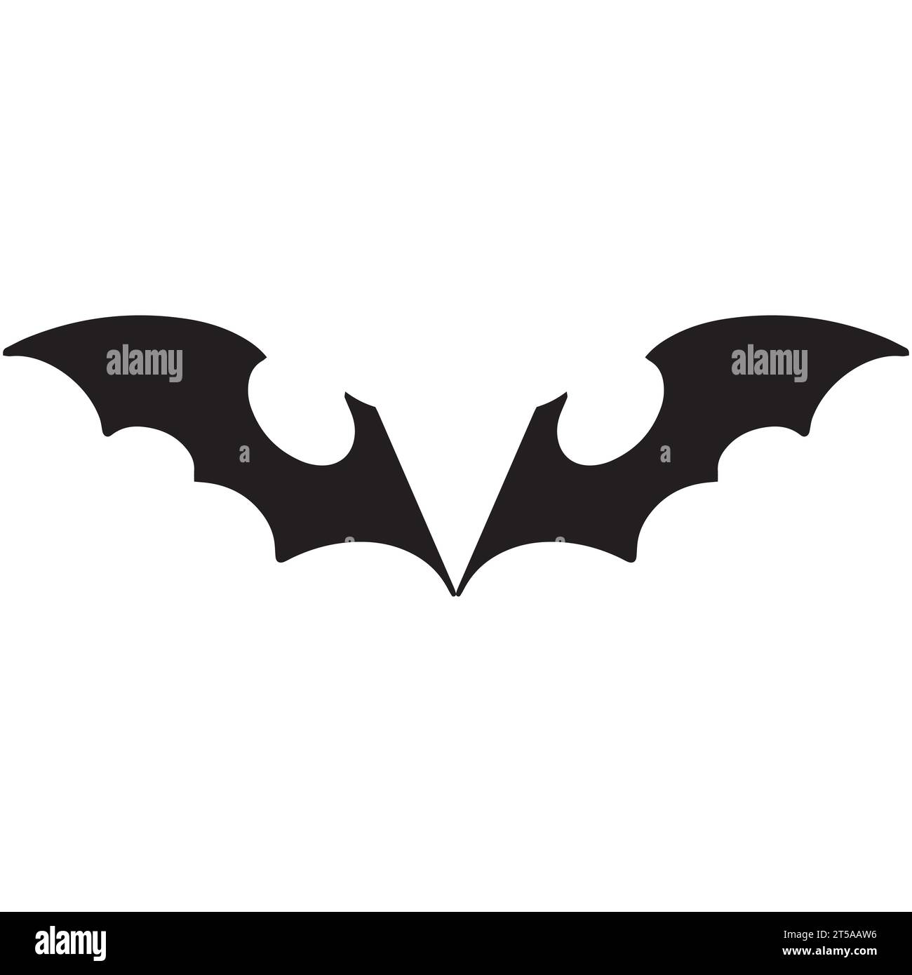 Bat wing logo vector element Stock Vector Image & Art - Alamy