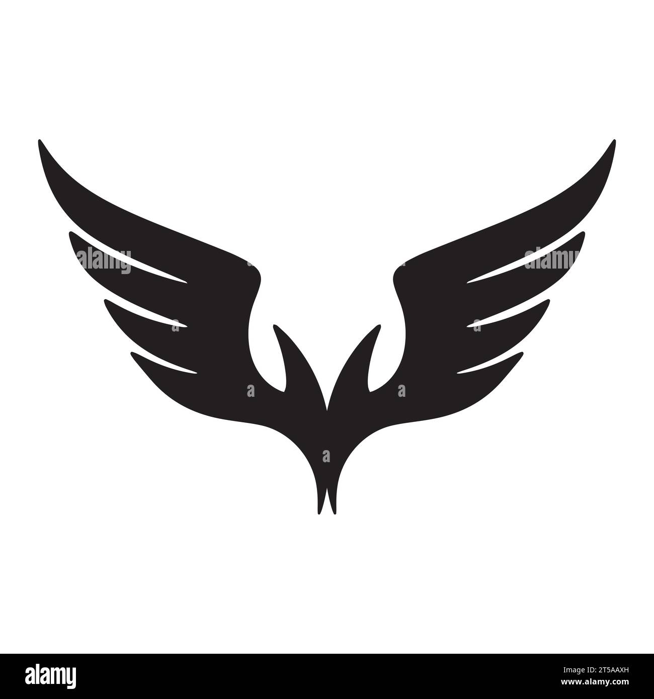 Wing falcon bird Logo Template vector Stock Vector Image & Art - Alamy