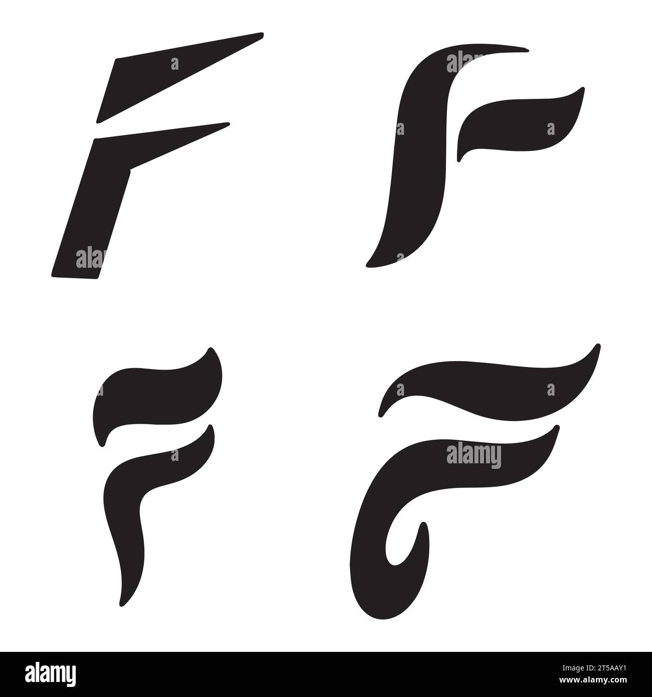 F Letter vector icon illustration design Stock Vector Image & Art - Alamy