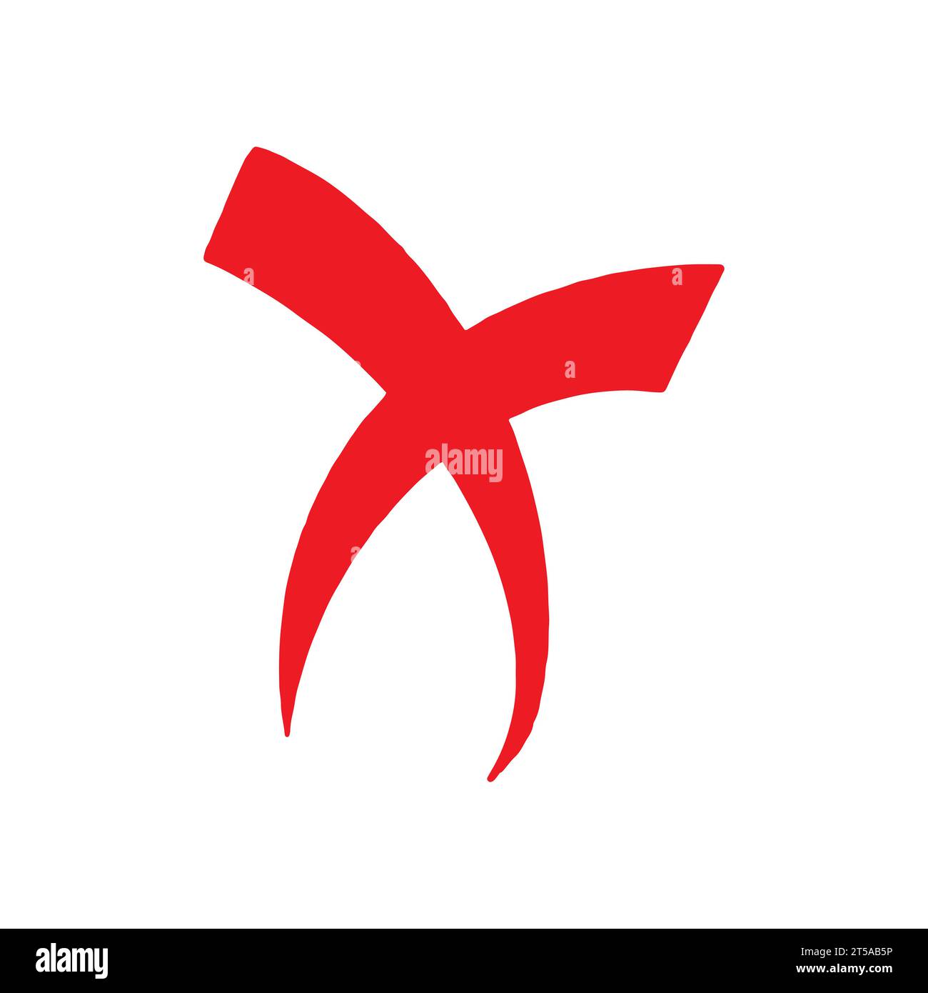 Red cross icon brush element Stock Vector Image & Art - Alamy