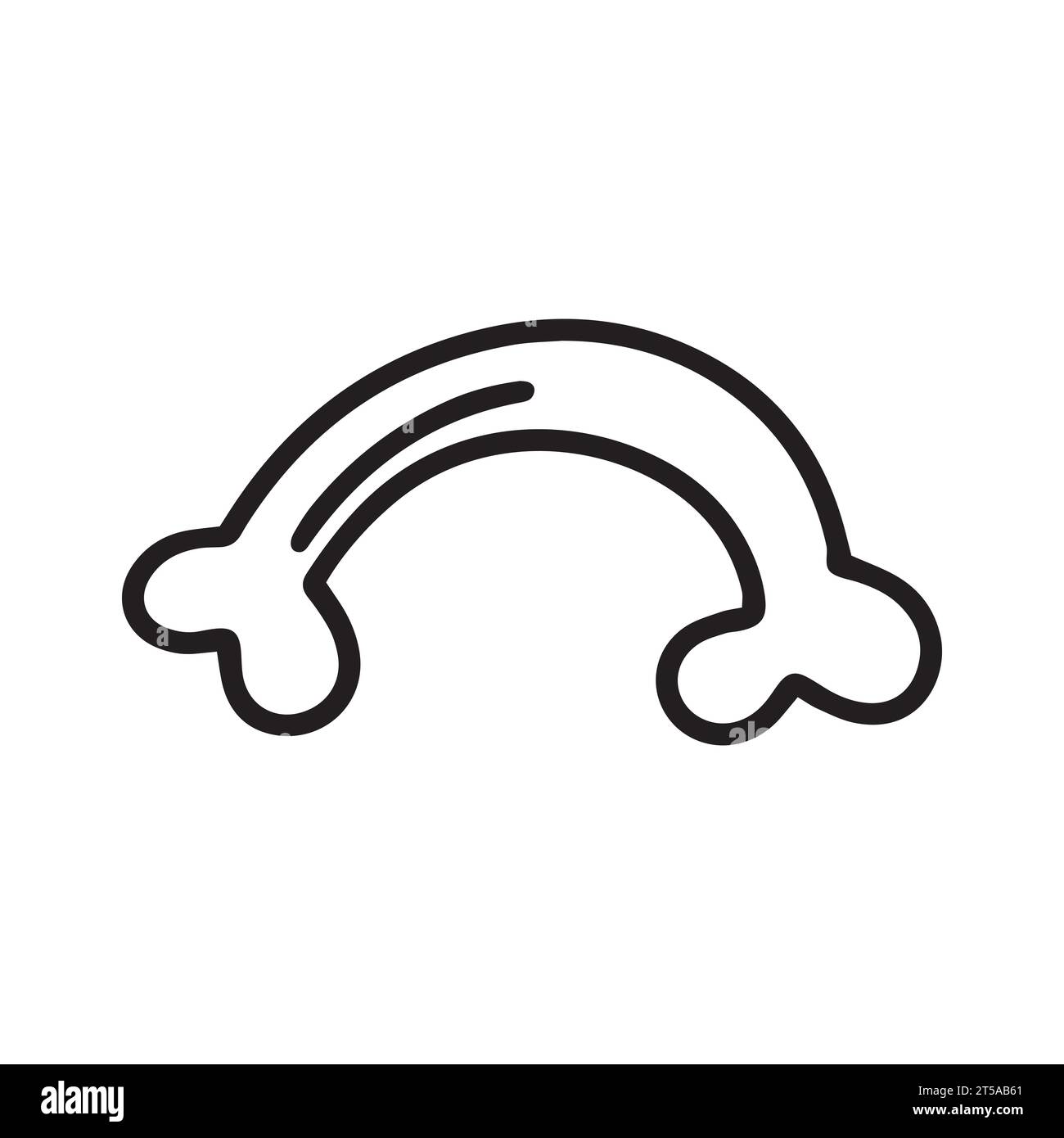 Bone for dog template logo Stock Vector Image & Art - Alamy