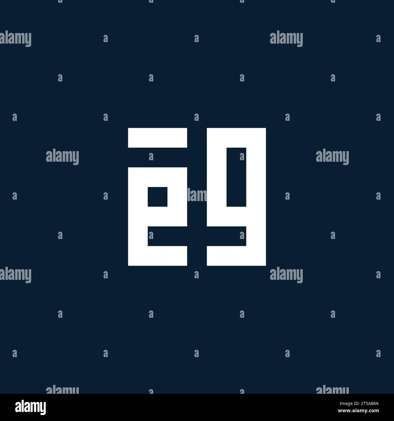 EG initial monogram logo with geometric style design ideas Stock Vector ...