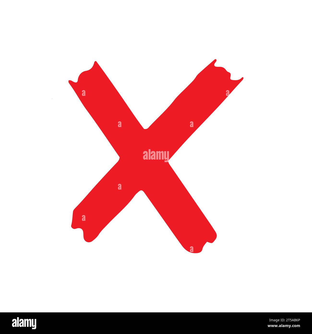 Red cross icon brush element Stock Vector Image & Art - Alamy