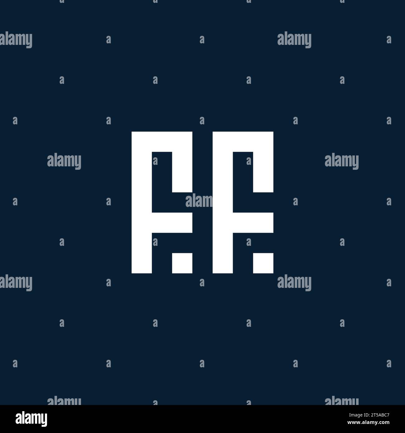 FF initial monogram logo with geometric style design ideas Stock Vector ...