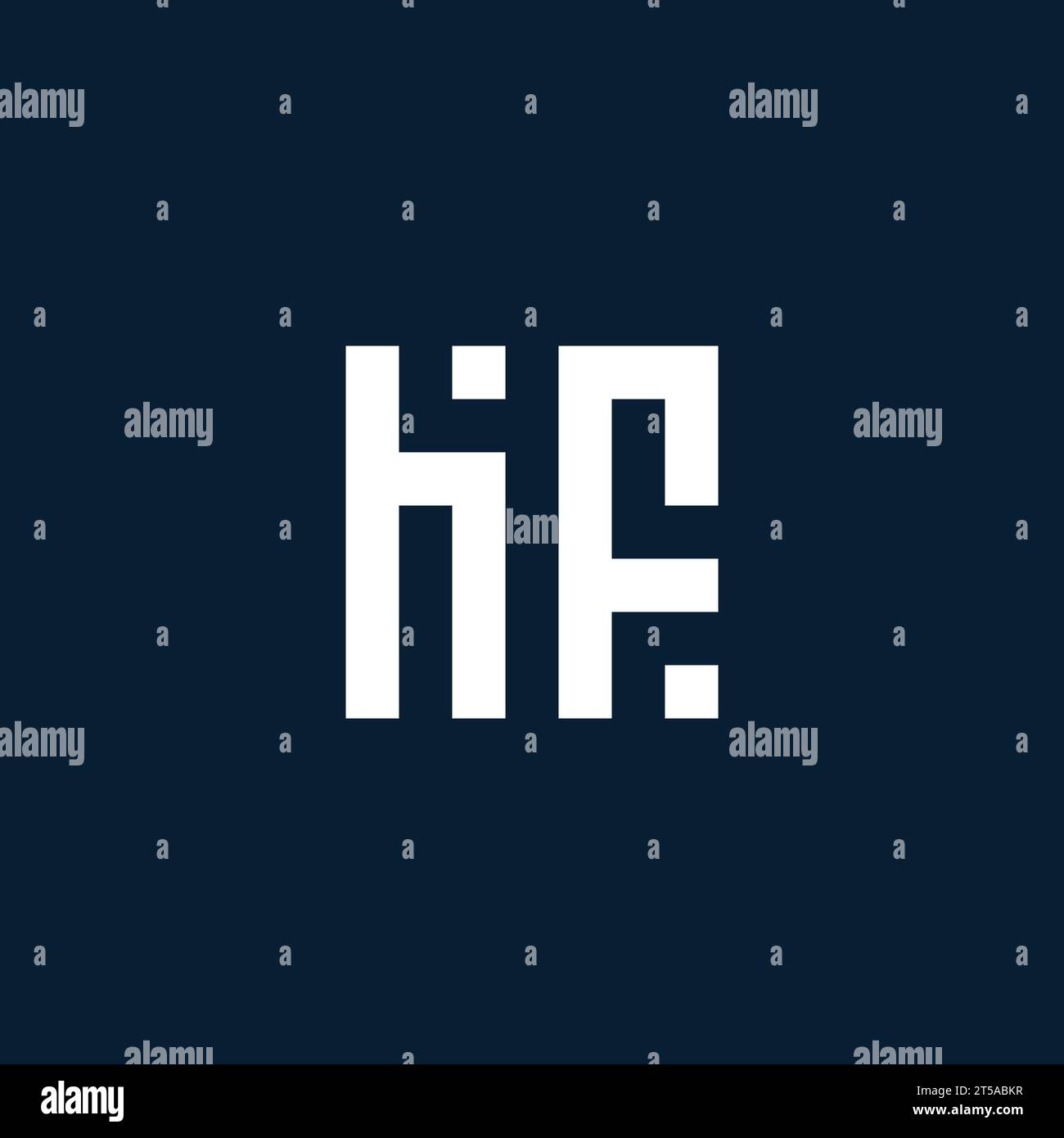 HF initial monogram logo with geometric style design ideas Stock Vector ...