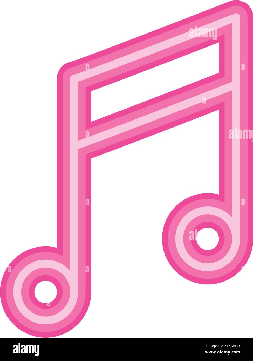 neon music note Stock Vector Image & Art - Alamy