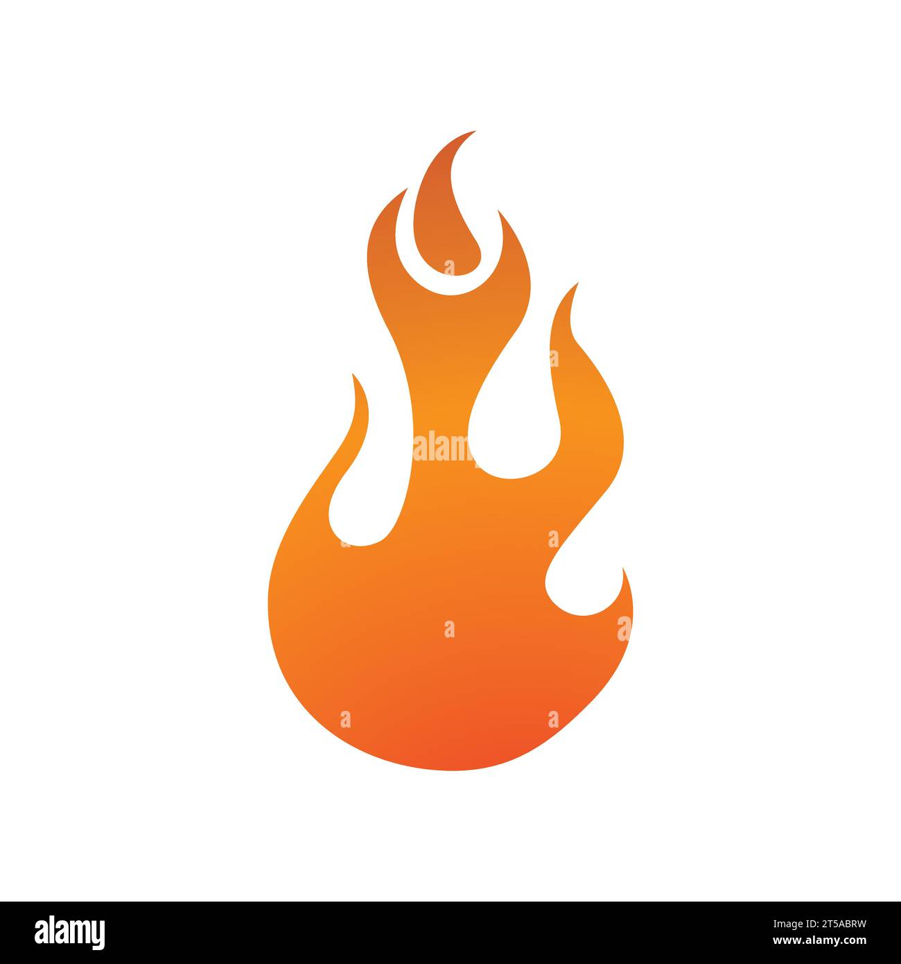 Fire Logo Template Flame Clipart Symbol Icon Vector Stock Vector Image ...