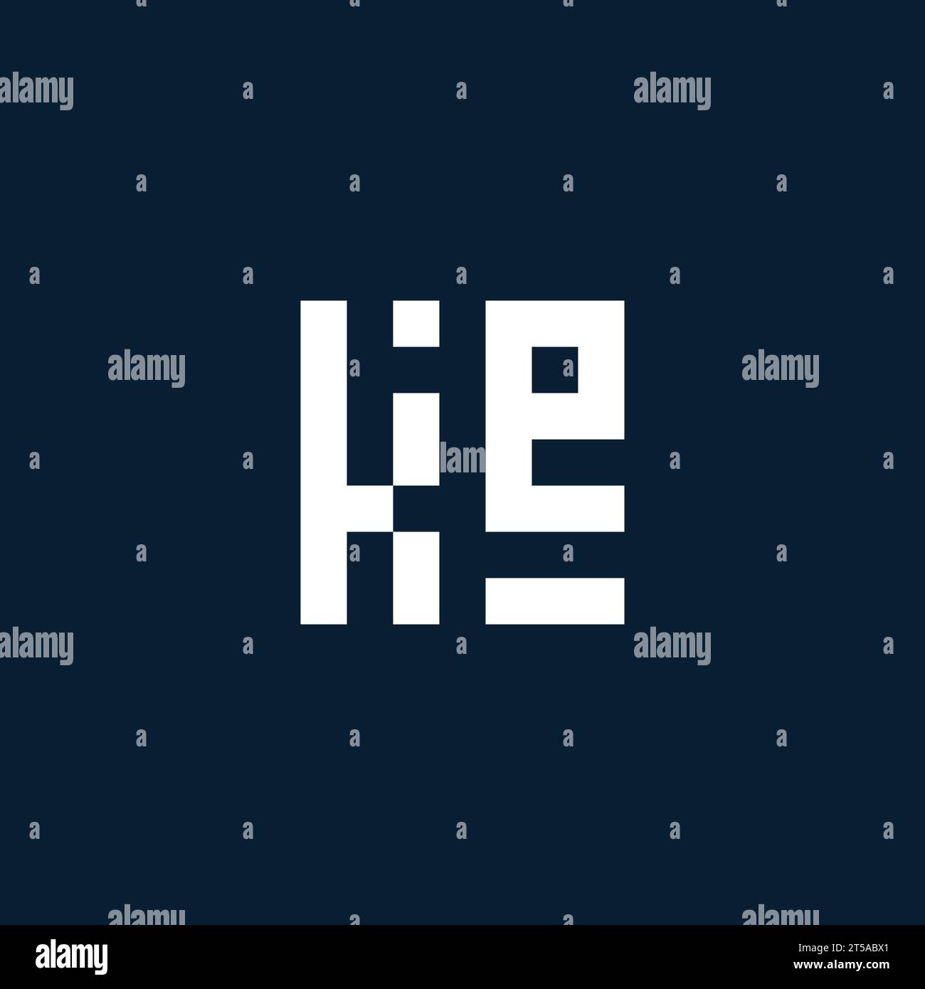 KE initial monogram logo with geometric style design ideas Stock Vector ...