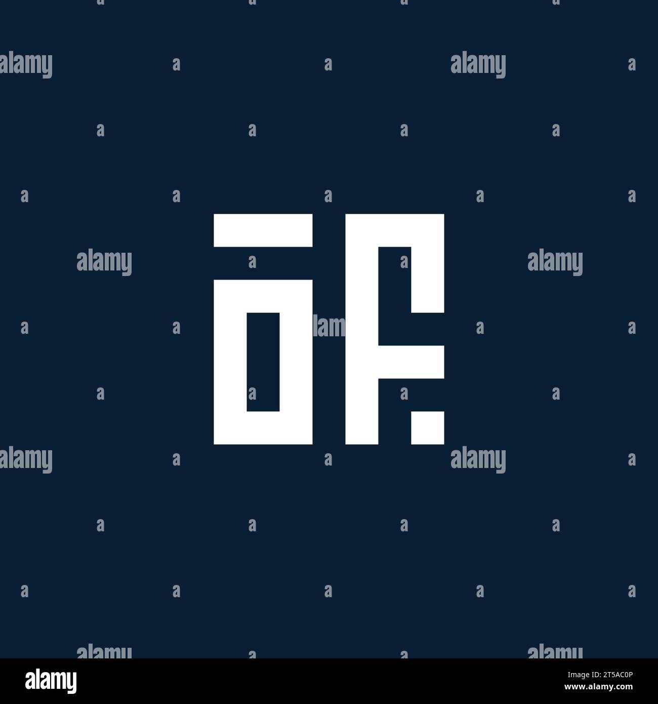 Geometric initials logo hi-res stock photography and images - Alamy