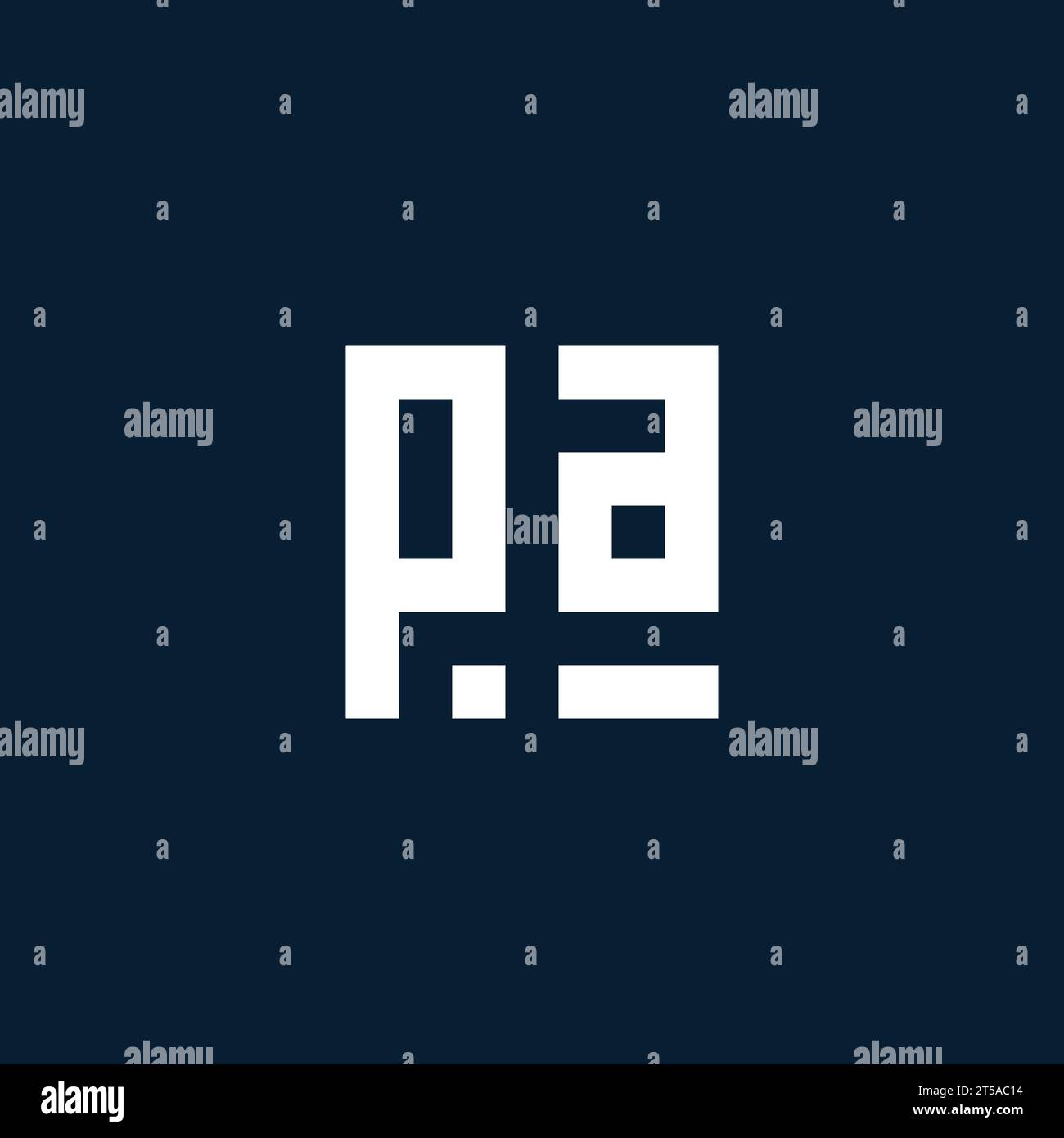 PA initial monogram logo with geometric style design ideas Stock Vector ...