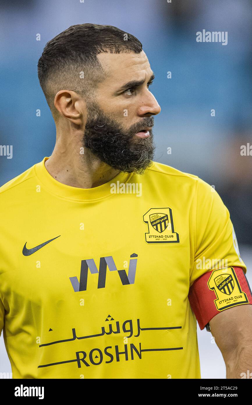 Karim Benzema of Al Ittihad FC during their Match Day 12 of the SAFF ...