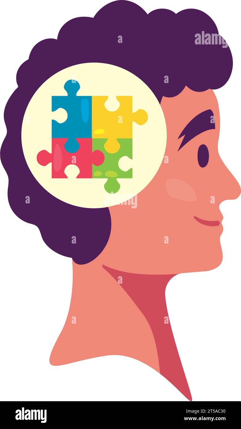 asperger syndrome concept Stock Vector Image & Art - Alamy