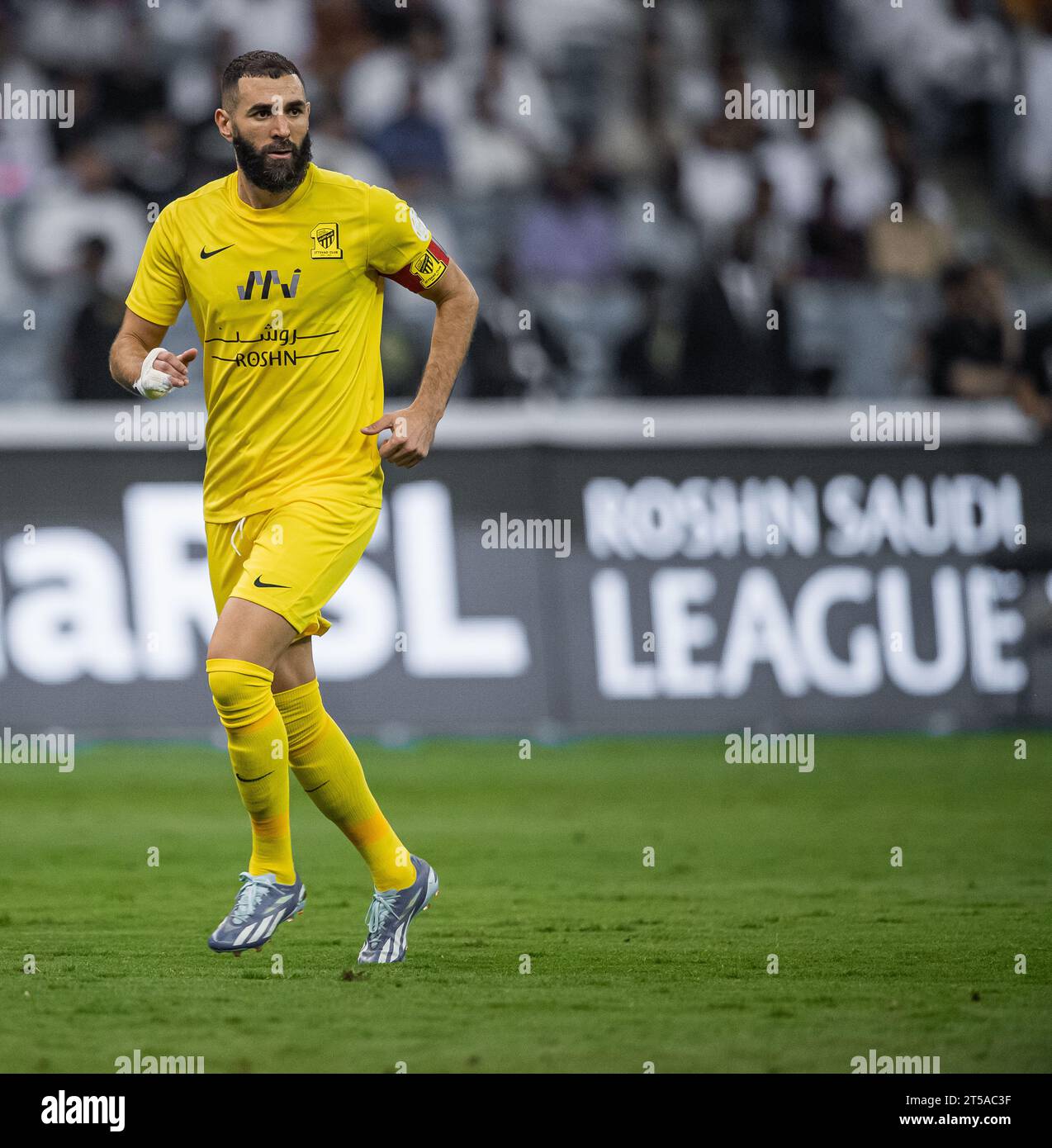 Karim Benzema of Al Ittihad FC during their Match Day 12 of the SAFF ...