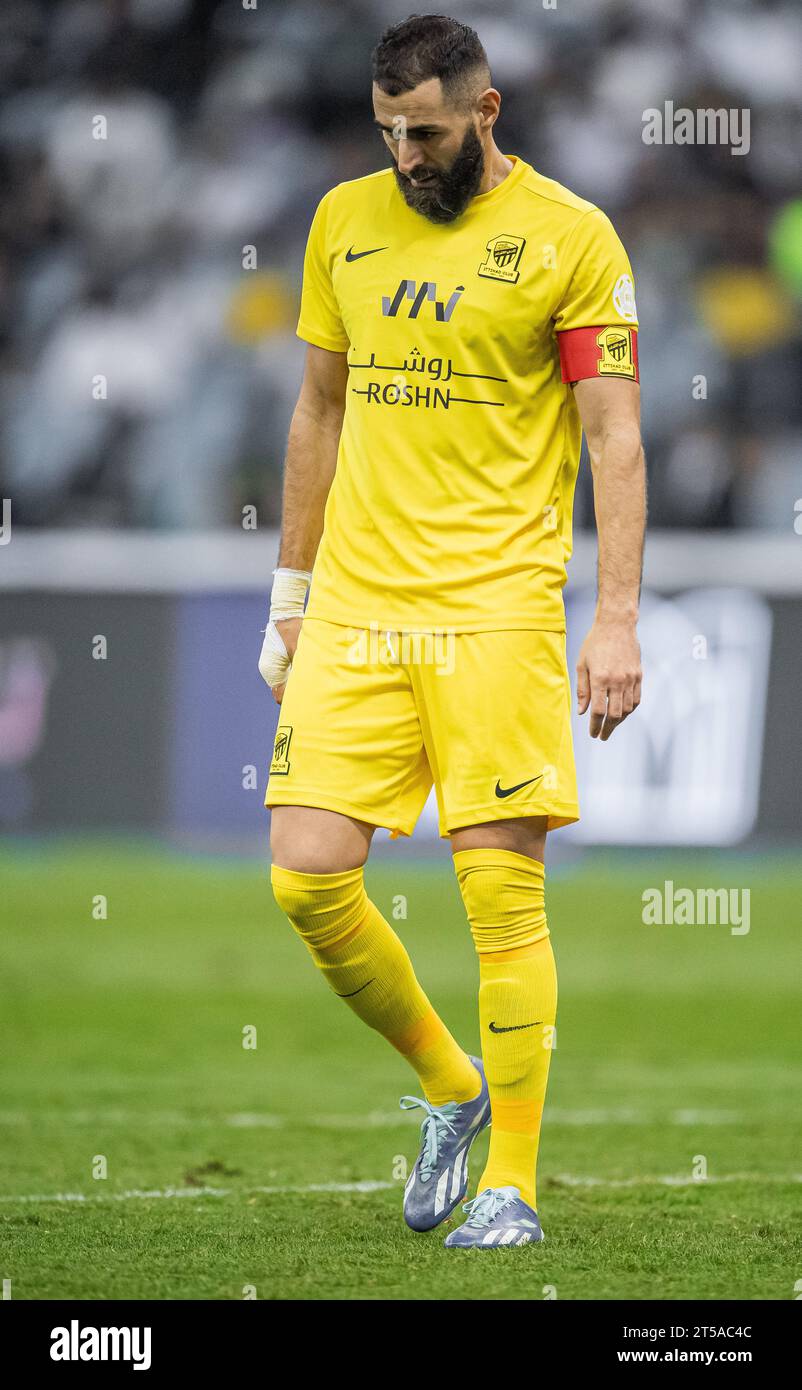 Karim Benzema of Al Ittihad FC during their Match Day 12 of the SAFF ...