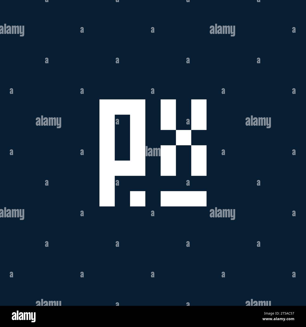 PX initial monogram logo with geometric style design ideas Stock Vector ...