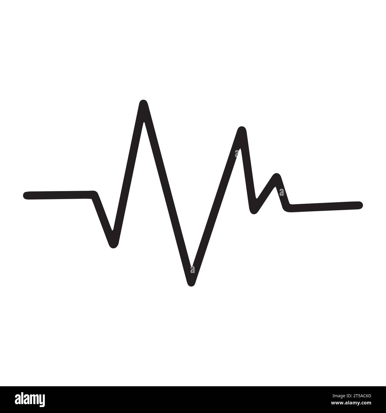 Heartbeat logo Black and White Stock Photos & Images - Alamy