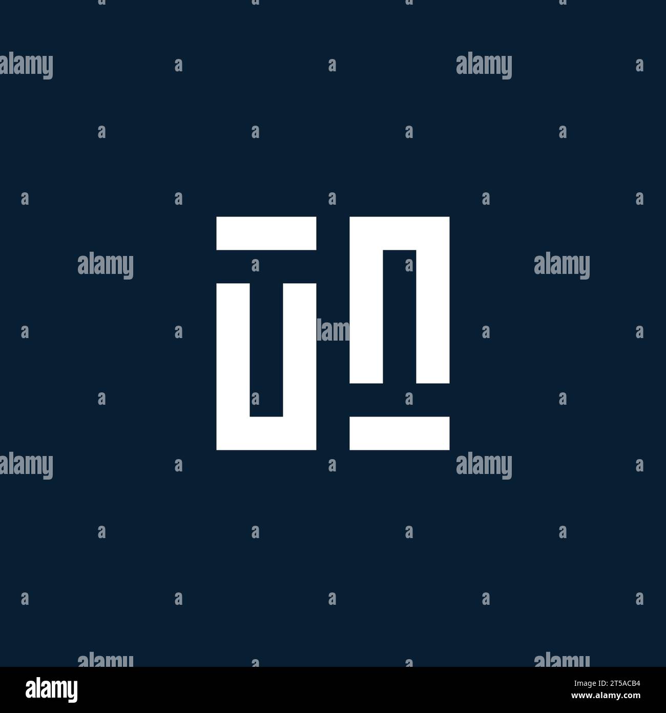 UN initial monogram logo with geometric style design ideas Stock Vector ...