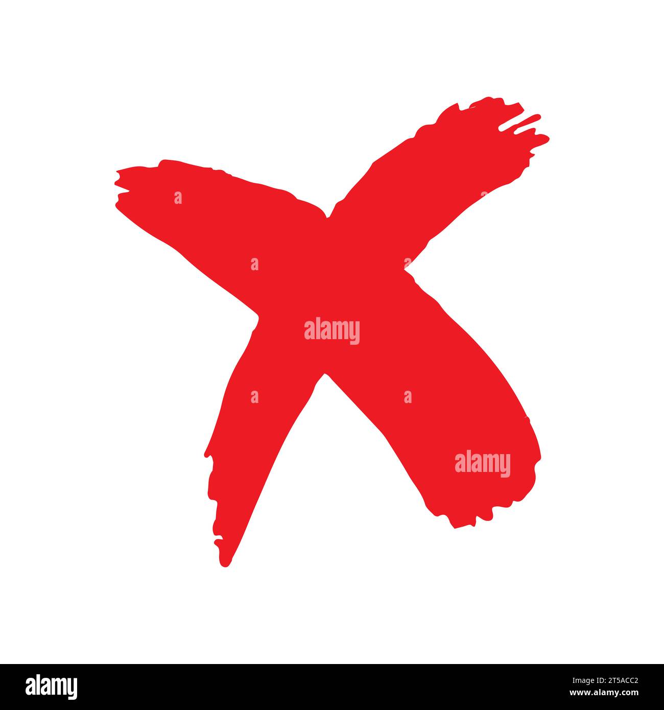 Red cross icon brush element Stock Vector Image & Art - Alamy