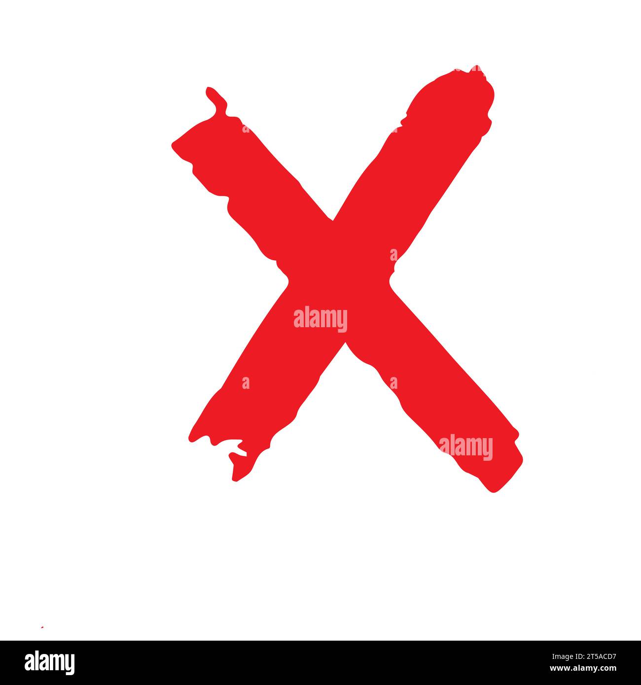 Red cross icon brush element Stock Vector Image & Art - Alamy