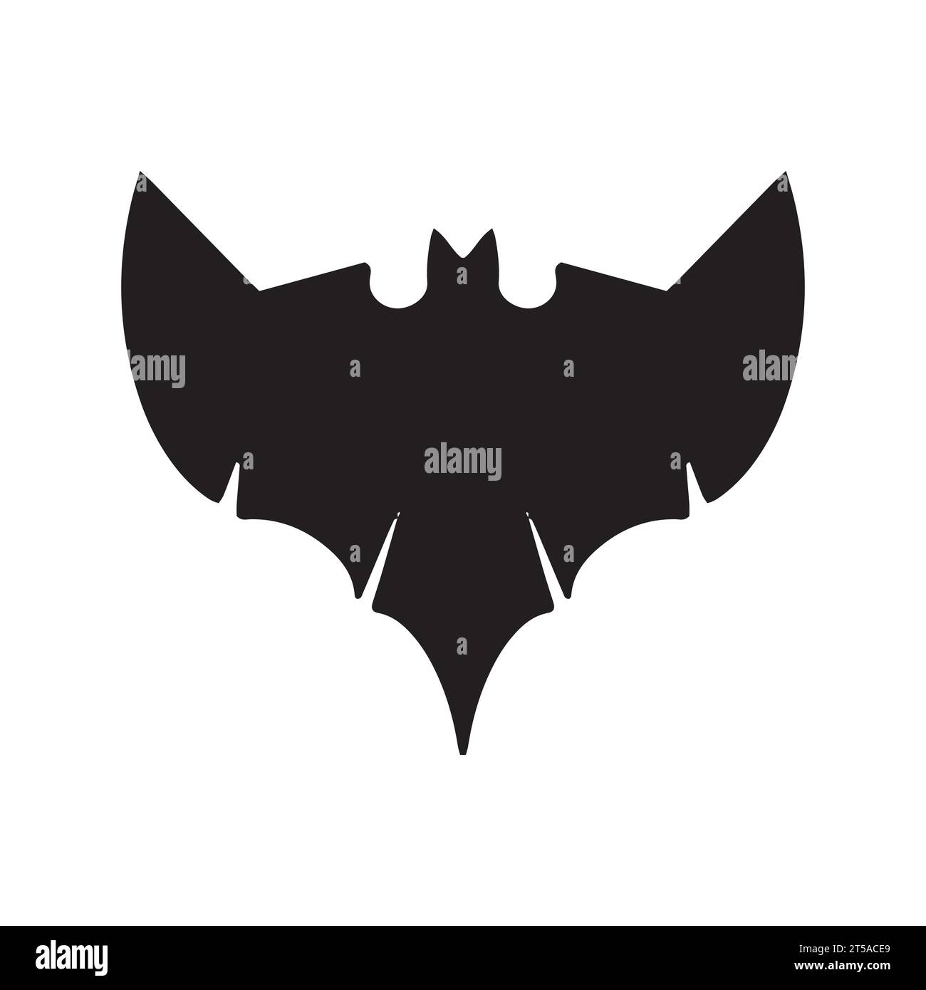 Bat wing logo vector element Stock Vector Image & Art - Alamy