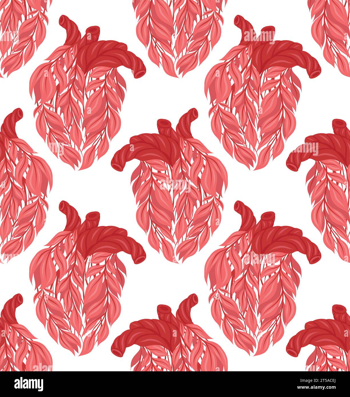 Human hearts anatomy Stock Vector Images - Alamy