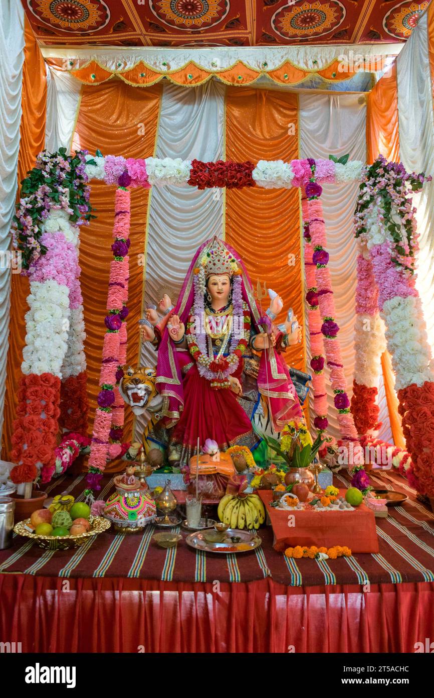 Navratri Durga Pandal Decoration