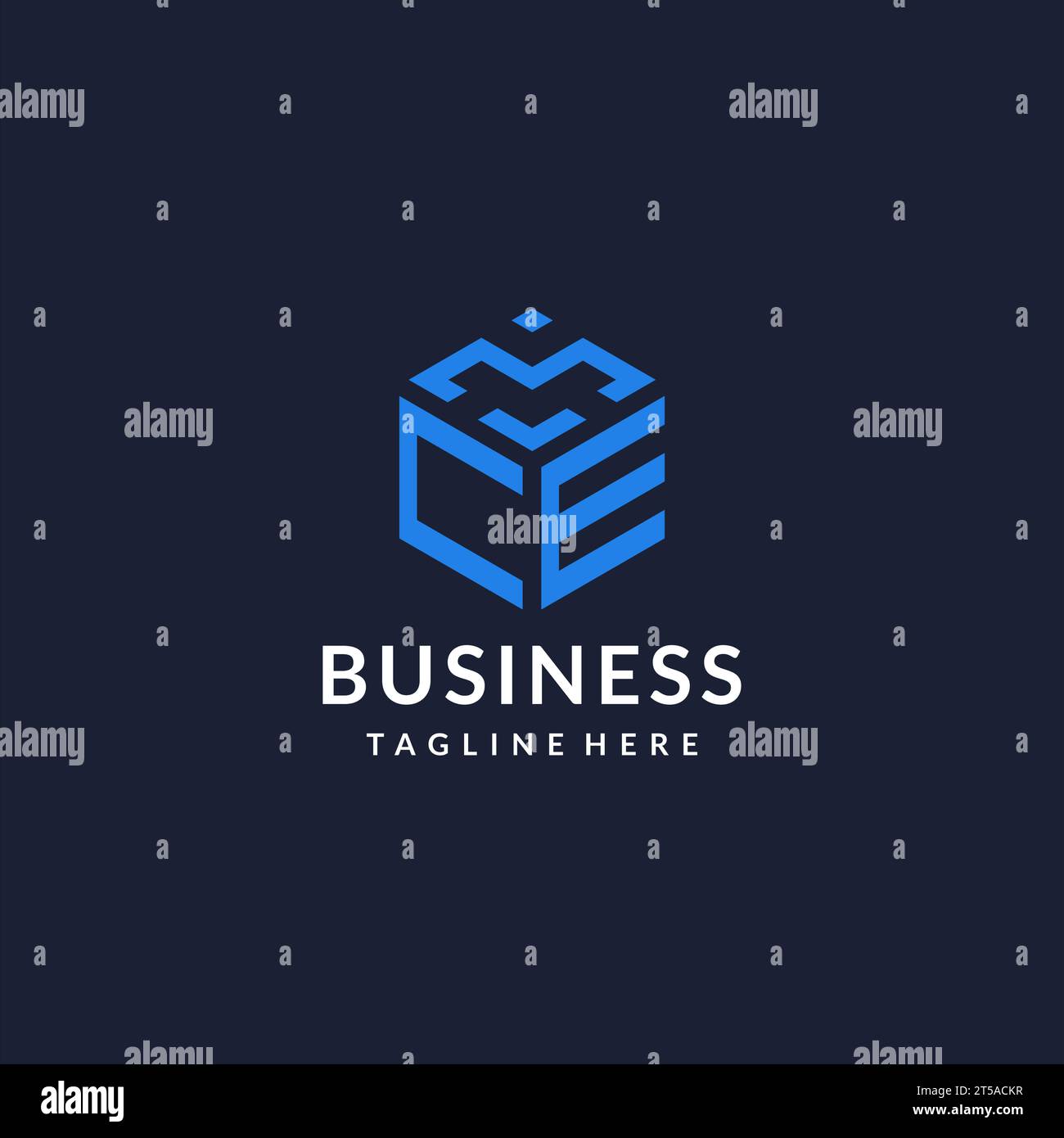 CE logo hexagon designs, best monogram initial logo with hexagonal shape design ideas ...