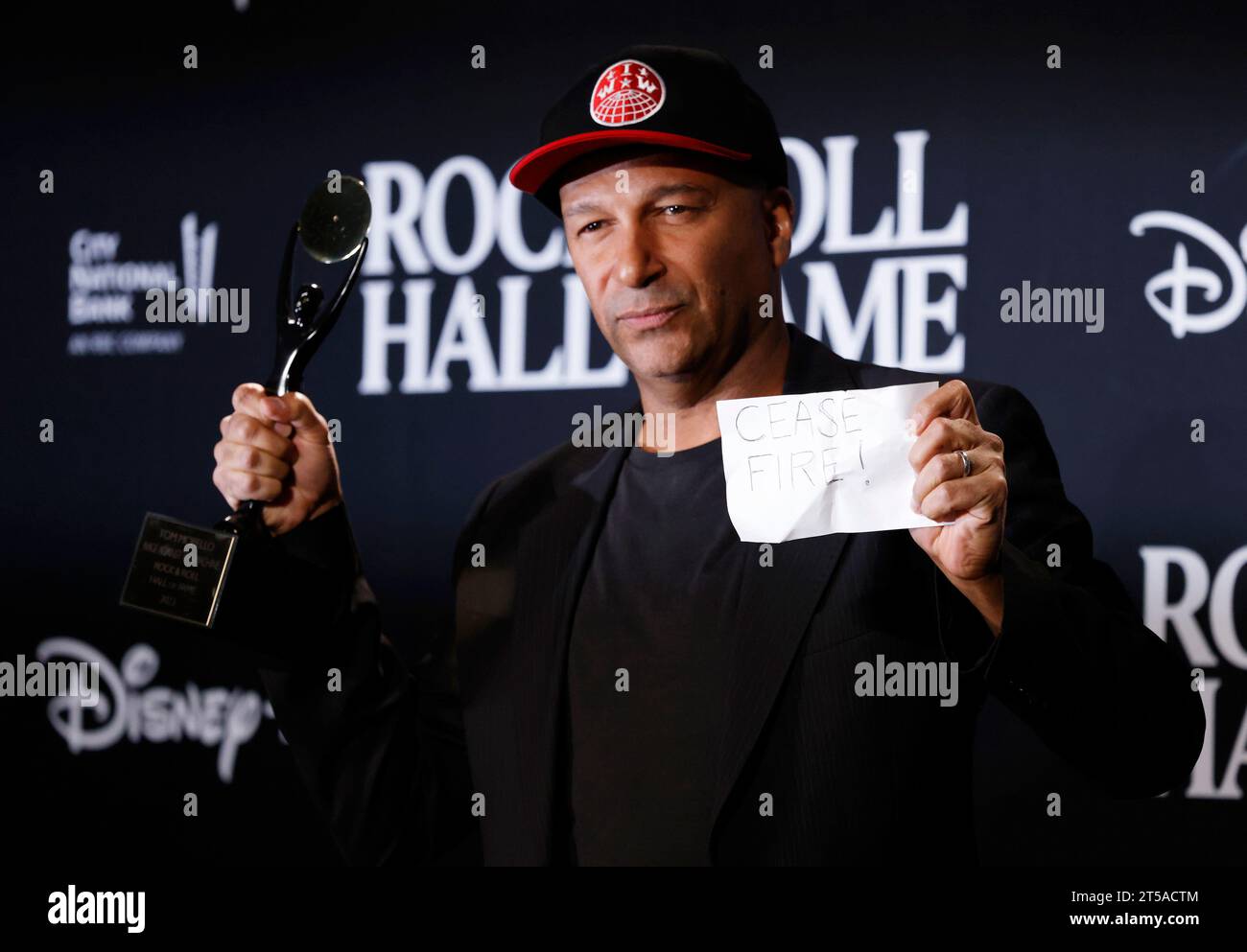 New York, United States. 03rd Nov, 2023. Tom Morello representing Rage ...