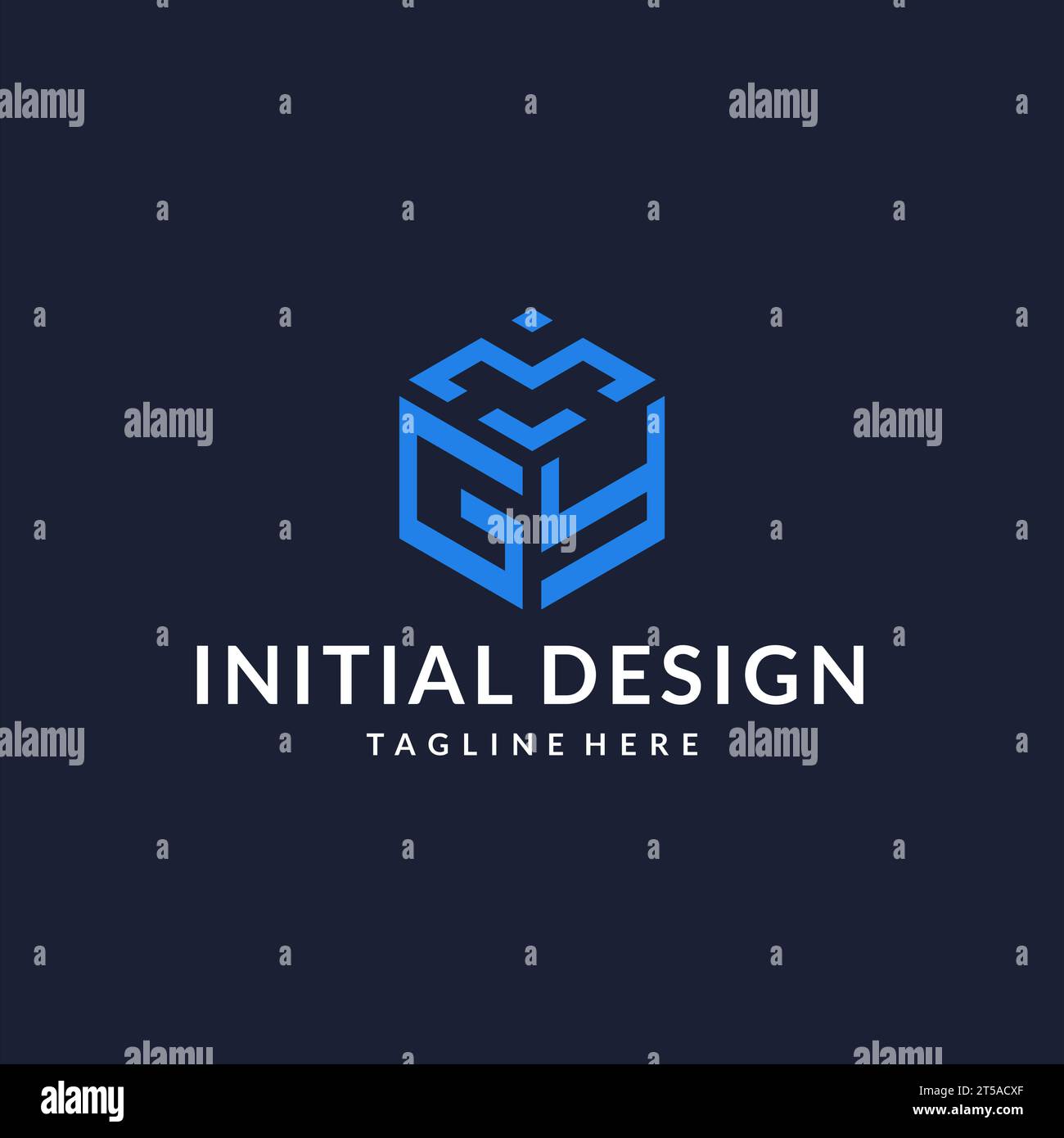 GY logo hexagon designs, best monogram initial logo with hexagonal shape design ideas ...