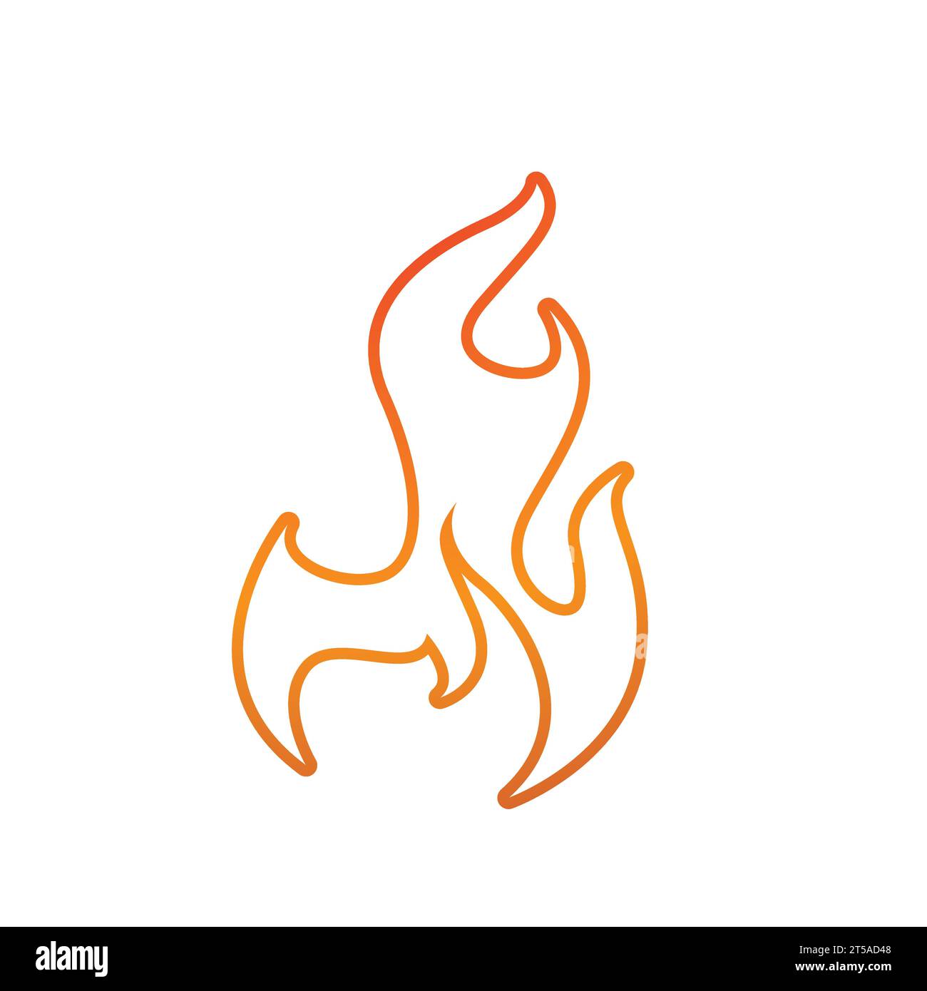Fire Logo Template Flame Clipart Symbol Icon Vector Stock Vector Image ...